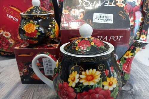 Чайный десертный сервиз Русские Цветы, Новый год