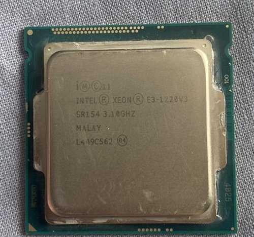 Процессор xeon e3 1220 v3