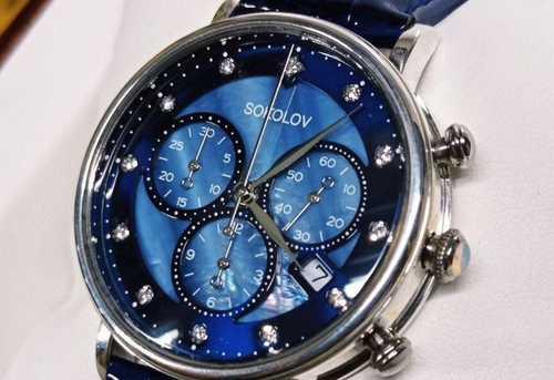 Серебряные часы Sokolov Feel free хронограф 925