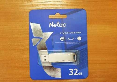 Новый Флеш-накопитель Netac 32Gb USB 3.2