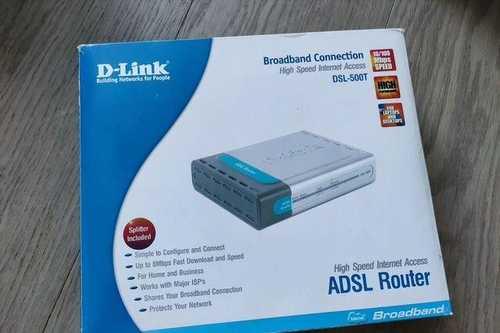 Маршрутизатор D-Link DSL-500T