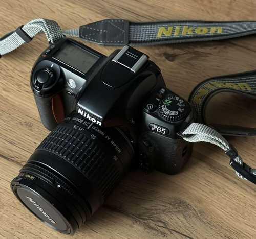 Плёночный фотоаппарат nikon f65