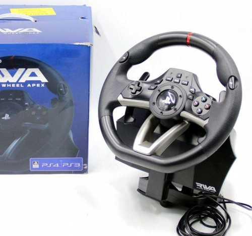 Руль Hori Racing Wheel Apex В коробке (PS4-052E)