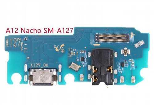 Нижняя плата Samsung A12 Nacho A127F зарядка наушн