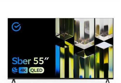 Телевизор sber 55 дюймов smart TV Qled