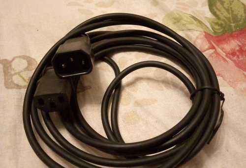 Сетевой кабель шнур для пк удлинитель шнур для ибп