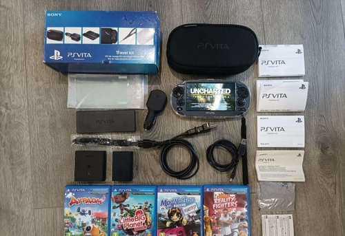 PS Vita + оригинальная комплектация