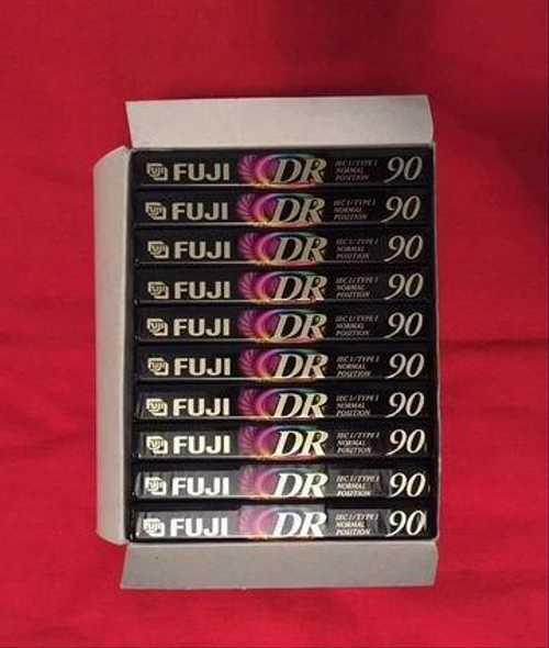 Аудиокассеты fuji dr 90 с хранения
