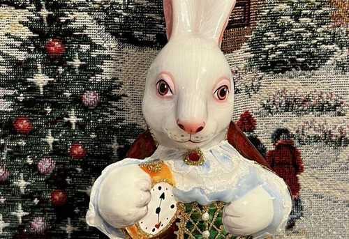 Ёлочная игрушка "Белый кролик" Ариель