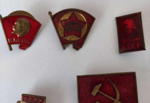 Тяжелые значки СССР