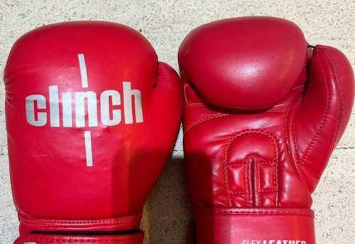 Боксерские перчатки 12 oz clinch olimp