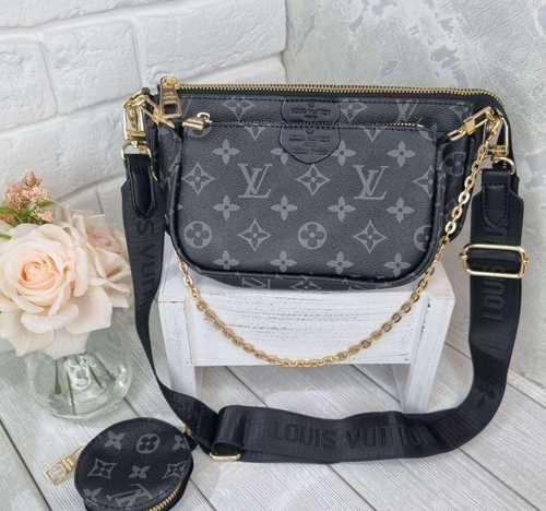 Сумка новая louis vuitton multi pochette 3в1