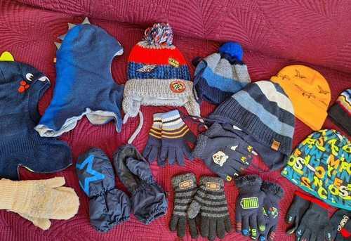 Шапки и перчатки зима пакетом