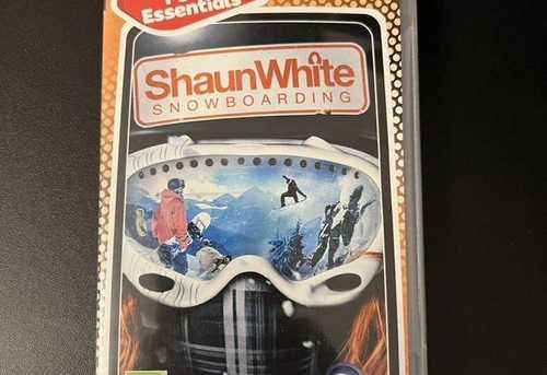 Shaun White snowboarding PSP