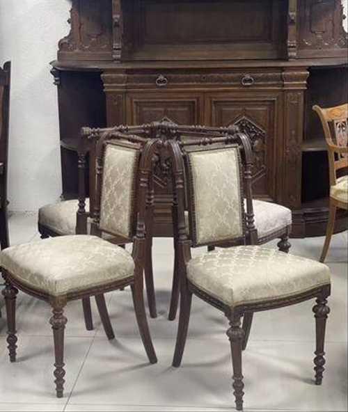Набор стульев 4 шт. Антикварная мебель из Европы