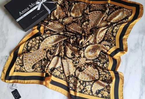 Большой шёлковый платок Anna Moretti, Италия