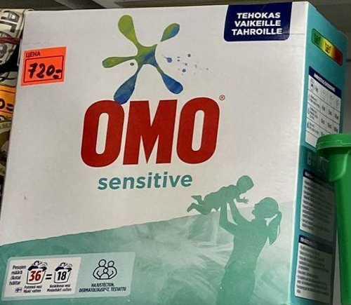 Стиральный порошок OMO sensitive из Финляндии