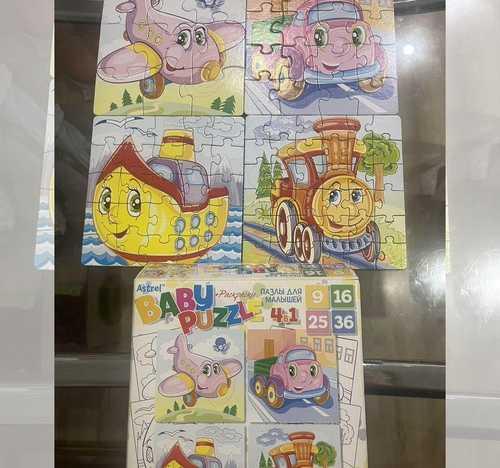 Пазлы 4 в 1 baby puzzle