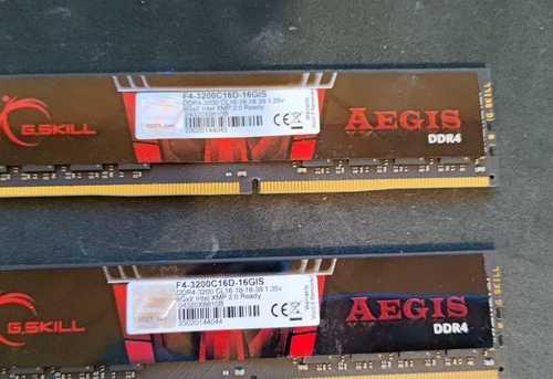 Оперативная память g skill aegis ddr4 16 gb