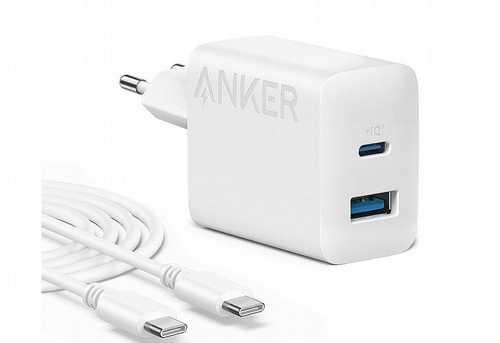 Сзу адаптер anker 312 USB-C 20W (A2347), с кабелем