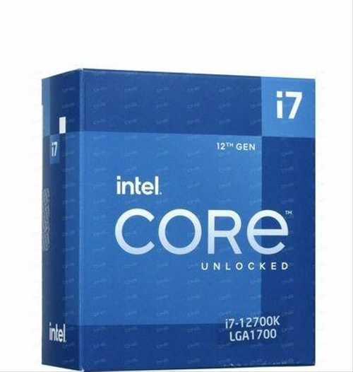 Intel Core i7 12700K box
