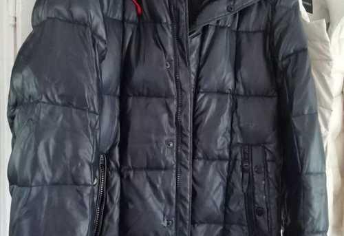 Продам куртку мужскую зимнюю экокожа бу