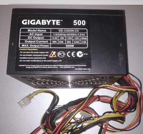 Блок питания Gigabyte GE-C500N-С4 500Вт