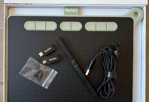 Графический планшет Parblo Ninos M, green