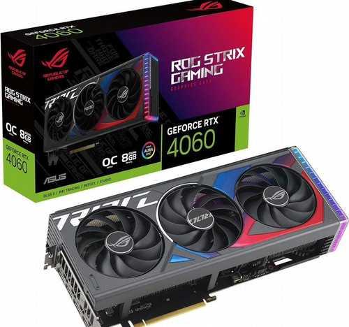 Видеокарта asus ROG strix RTX 4060 8G gaming