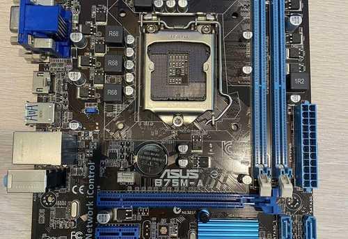 Материнская плата asus B75M-A lga1155