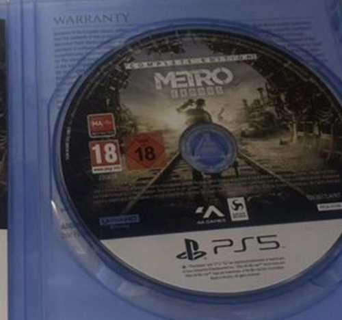 Metro exodus ps5 диск