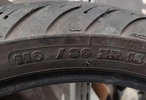 Моторезина Michelin 110/80 R18 Б/У