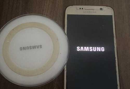 Телефон Samsung galaxy s6 и беспроводная зарядка
