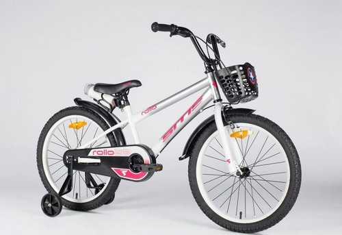 Велосипед sitis rollo 20" (2024) Grey-Pink