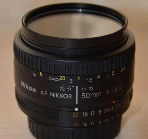 Объектив Nikon AF nikkor 50mm f 1.8 d