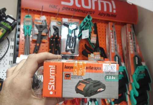 Аккумулятор 1BatterySystem 18 В; 2 Ач Sturm