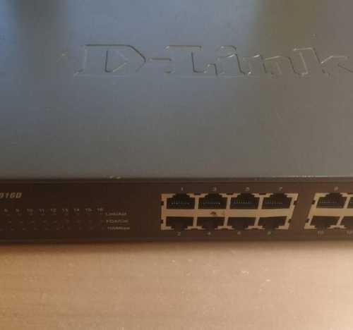 Коммутатор D-link DES-1016D