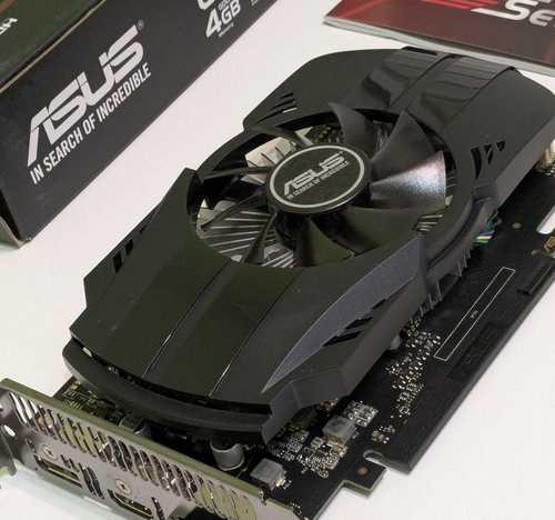 Видеокарта asus GeForce GTX 1050 Ti 4GB Phoenix