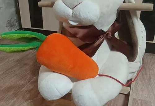 Качалка детская кроля морковка