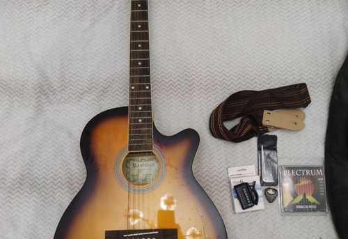 Акустическая гитара martinez w-91 c/sb