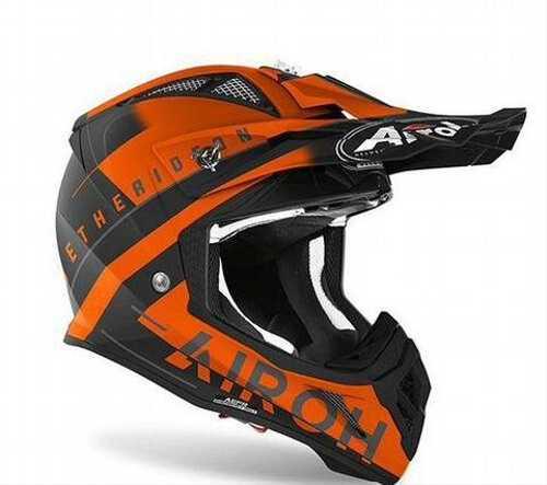 Шлем кроссовый Airoh Aviator Ace Amaze Orange Matt