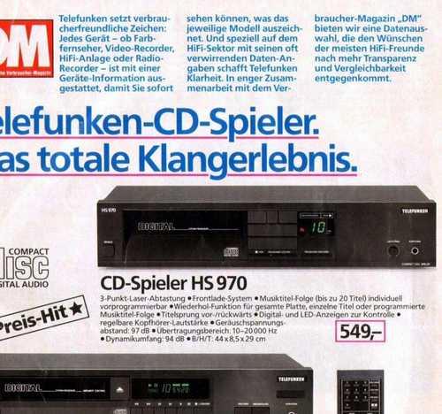 CD Telefunken HS 980