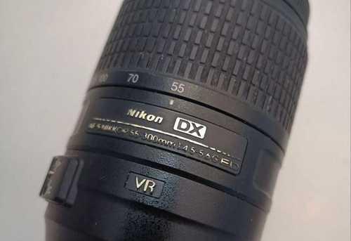 Объектив Nikon AF-S 55-300mm F 4,5-5,6 VR б/у