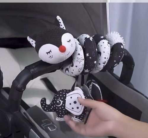 Игрушка погремушка спиралька