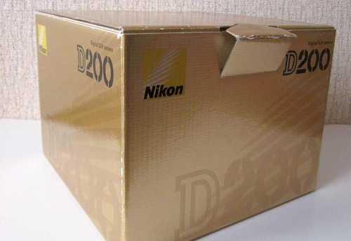 Коробка от фотоаппарата Nikon D200