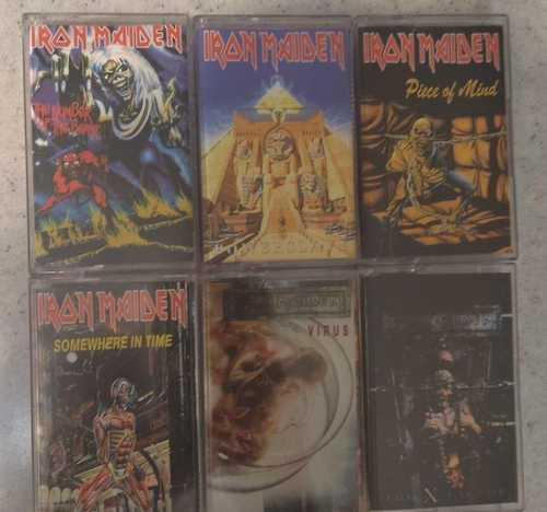 Аудиокассеты iron maiden