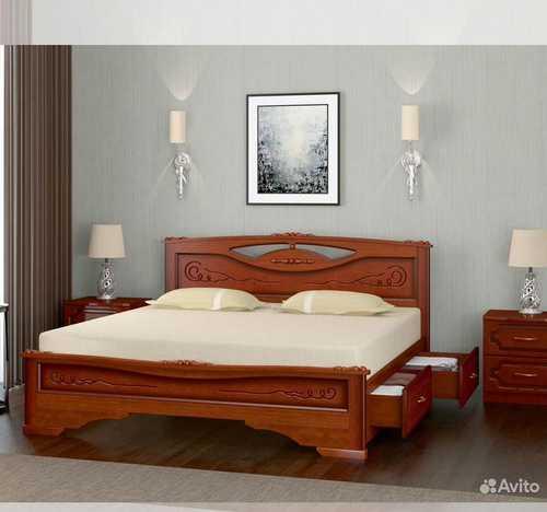 Кровать "Елена-3" 1,2м