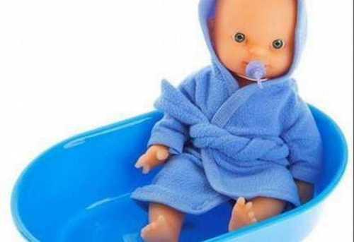 Кукла пупс в ванночке резиновый для купания