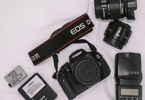 Фотоаппарат Canon EOS 600D с комплектом
