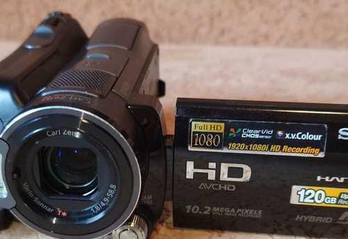 Видеокамера Sony SR12E с жёстким диском, русский